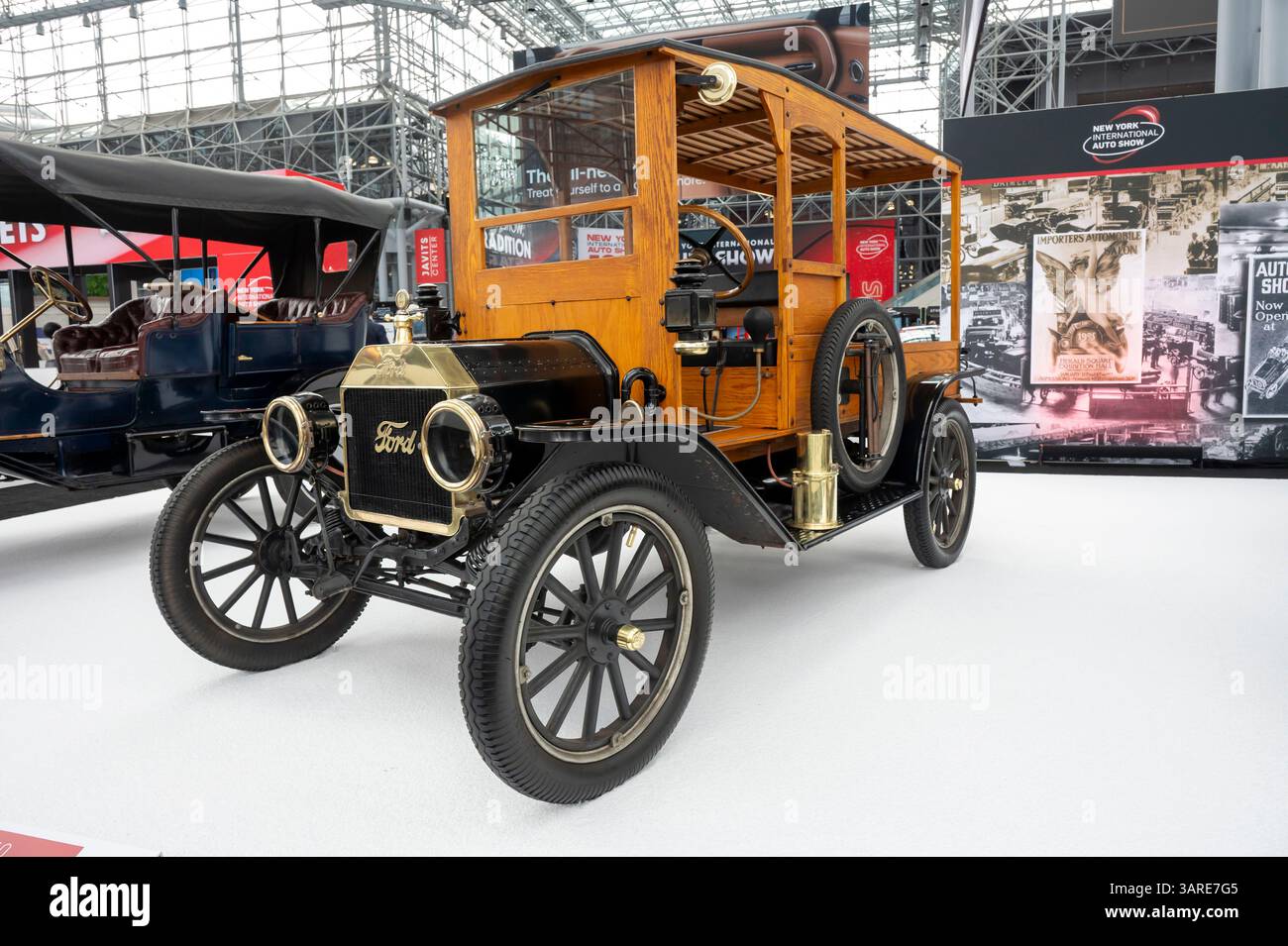 New York, United States. 16th Apr, 2025. A 1910 Ford Model T Depot Hack ...