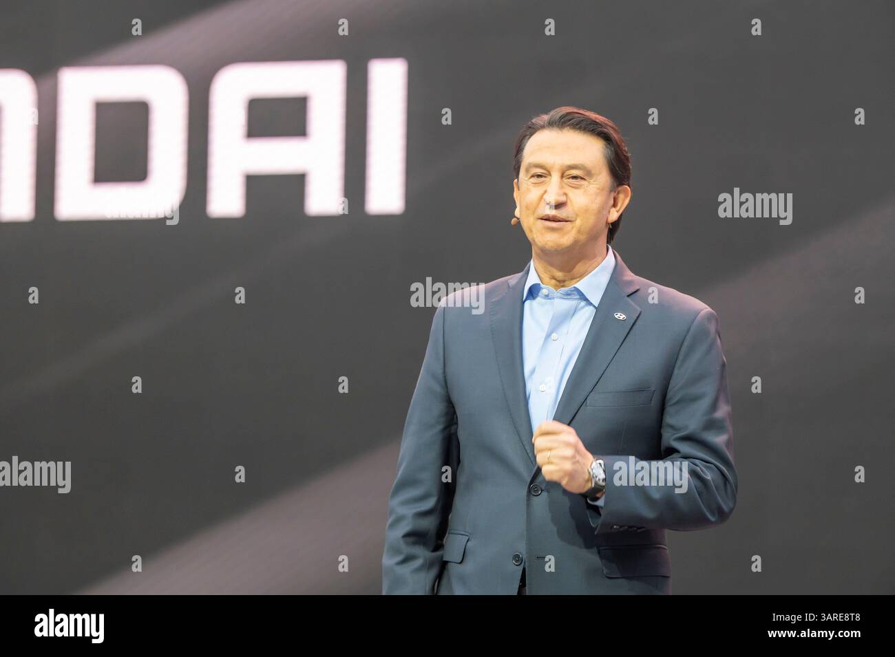 New York, United States. 16th Apr, 2025. José Muñoz, President and CEO ...