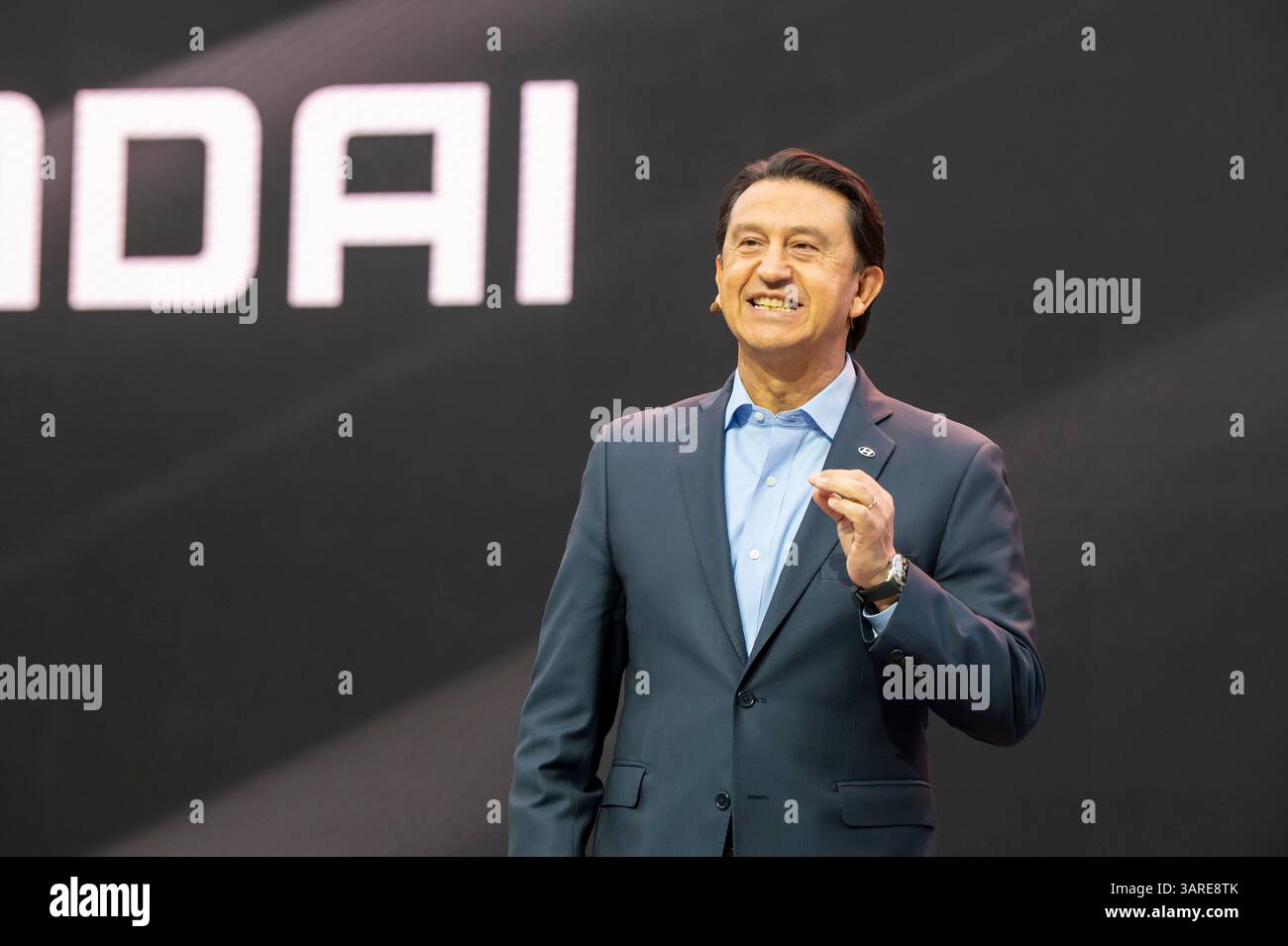 New York, United States. 16th Apr, 2025. José Muñoz, President and CEO ...