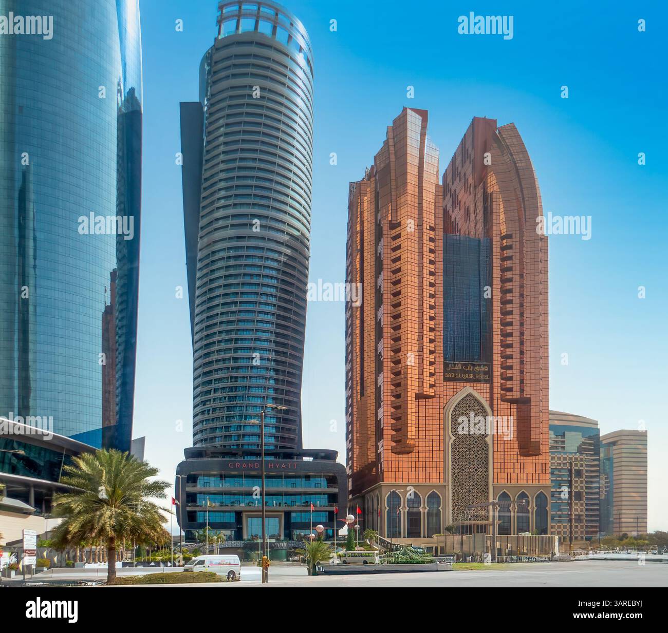 View of the Grand Hyatt Abu Dhabi Hotel Residences Emirates Pearl ...