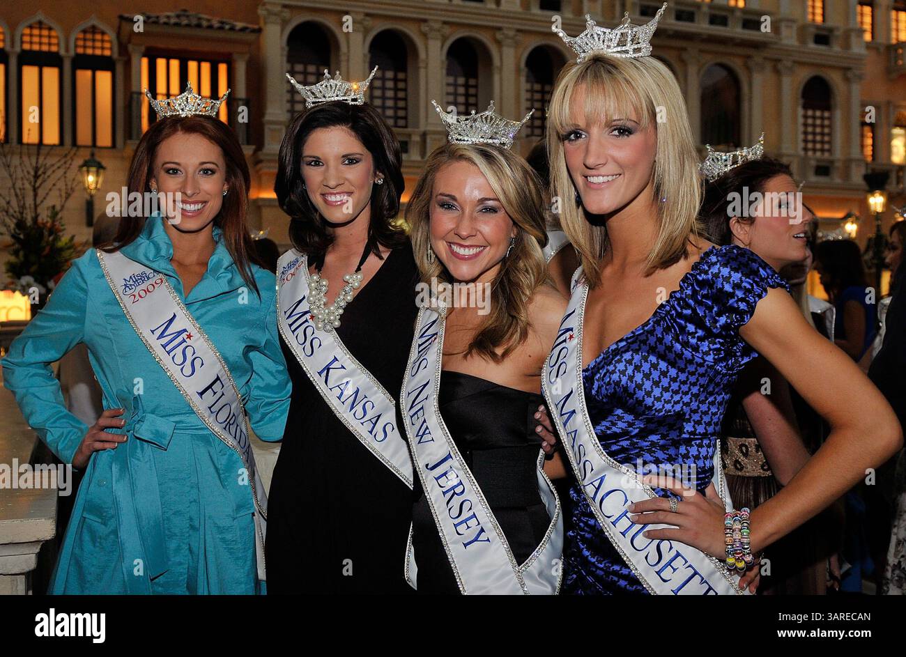 Jan. 22, 2010 - Las Vegas, Nevada, USA - (L-R) Miss Florida, RACHAEL ...