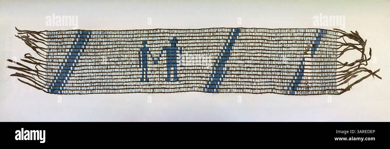 Wampum Belt. The belt of wampum delivered by the Indians to William ...