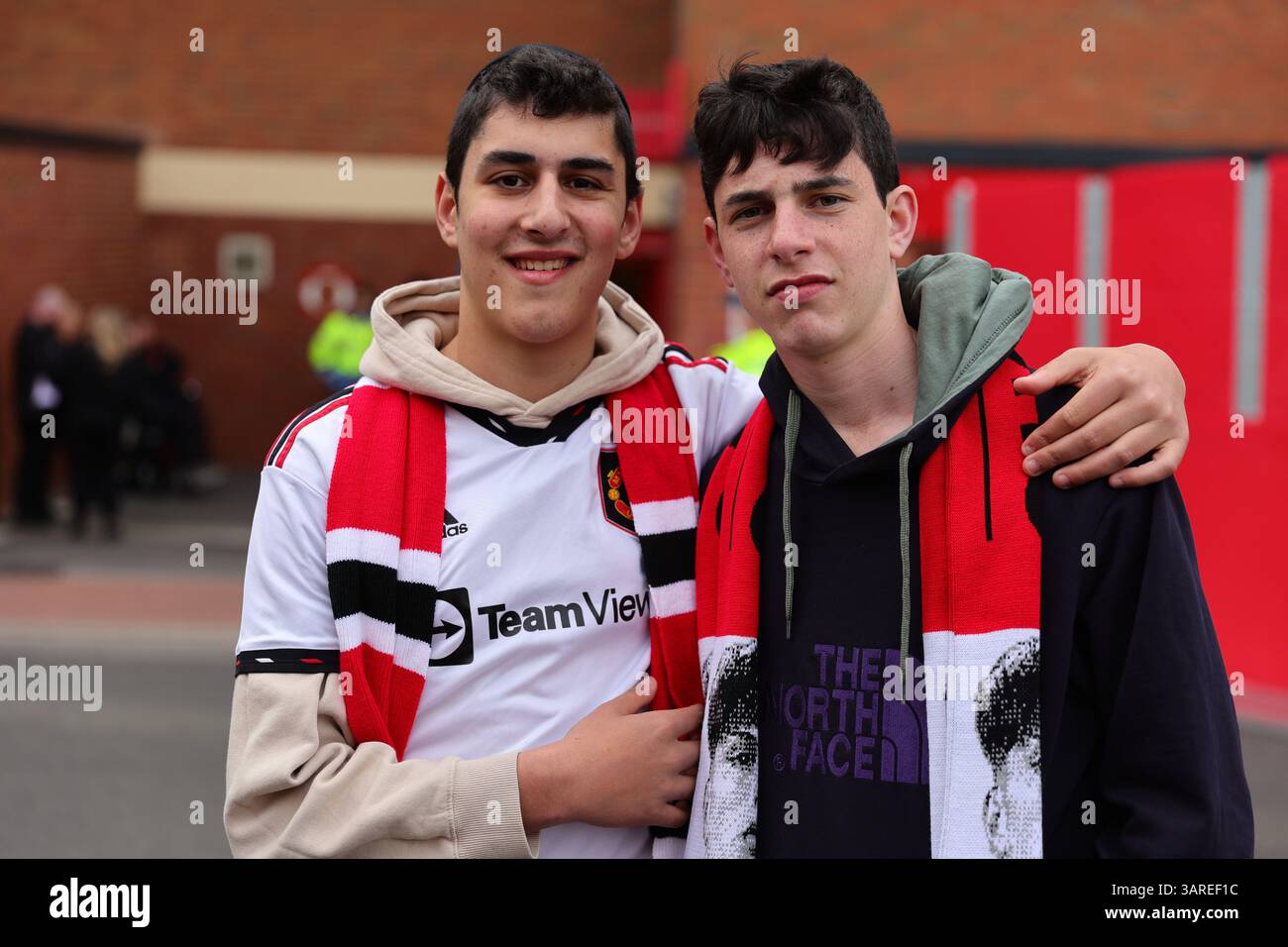 Old Trafford, Manchester, UK. 17th Apr, 2025. Europa League Quarter ...
