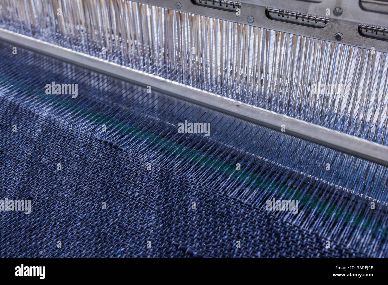 Closeup automated loom weaving hi-res stock photography and images - Alamy
