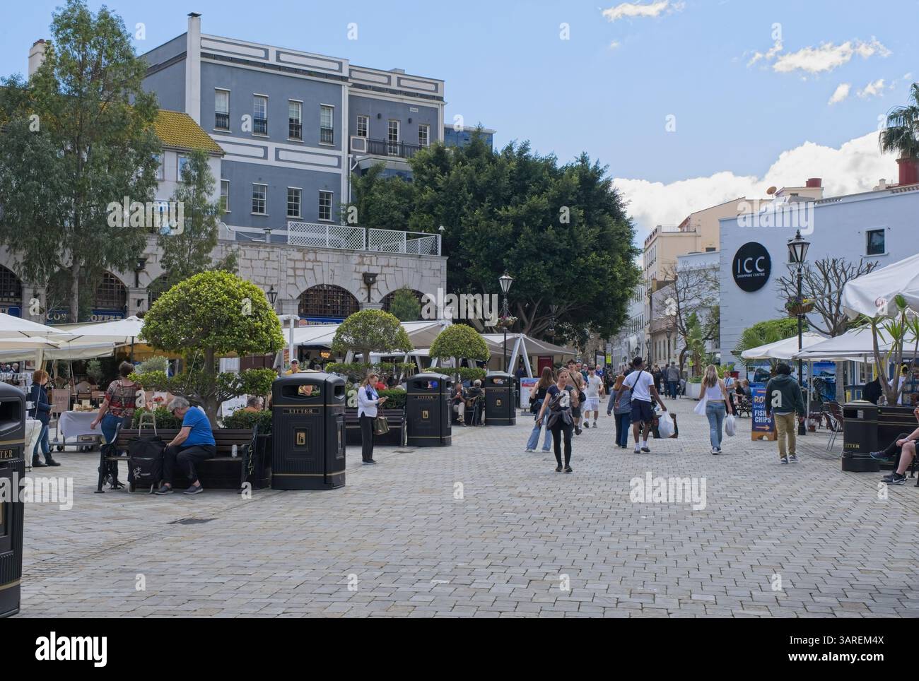Gibraltar, United Kingdom - Mar 26, 2025: Walking in Gibraltar. Streets ...