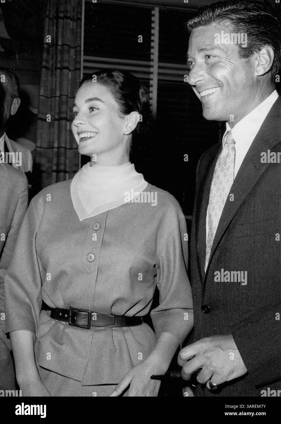 Jan. 26, 2010 - JEAN SIMMONS with her husband Richard Brooks ...