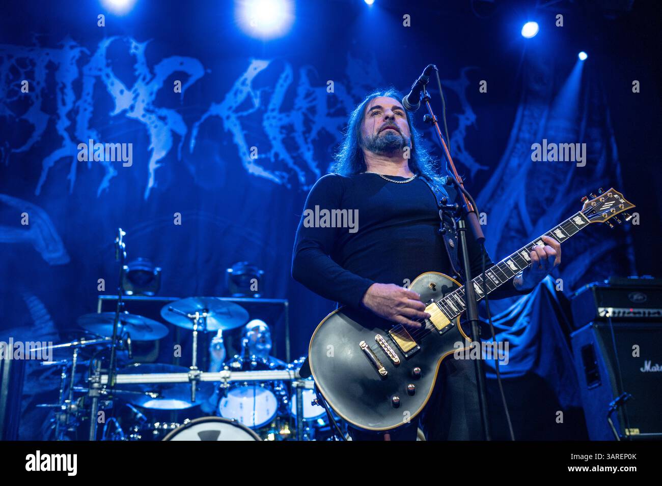 April 09, 2025: Sakis Tolis plays with Rotting Christ in Milan, Italy ...