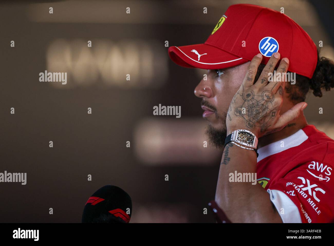 JEDDAH, SAUDI ARABIA - APRIL 17: Lewis Hamilton of Great Britain and ...