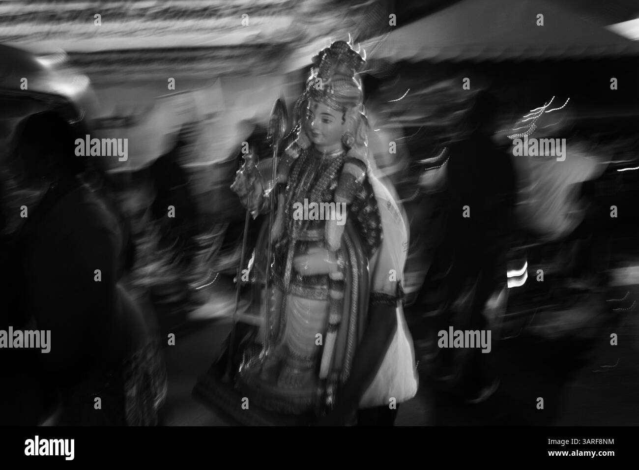 Statue lord murugan carried devotees hi-res stock photography and ...