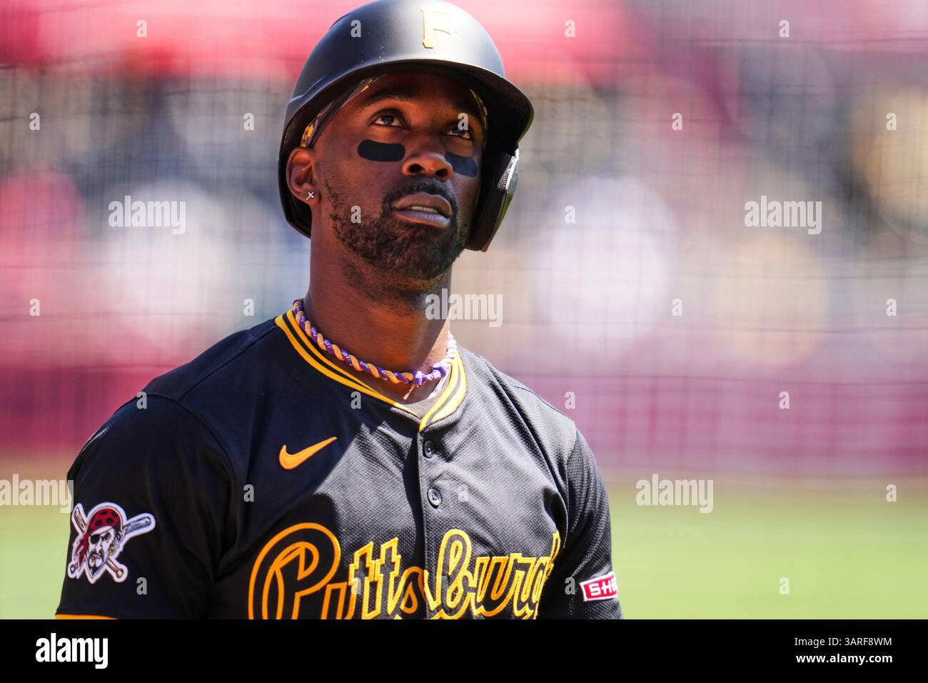Pittsburgh Pirates' Andrew McCutchen waits on deck during the first ...