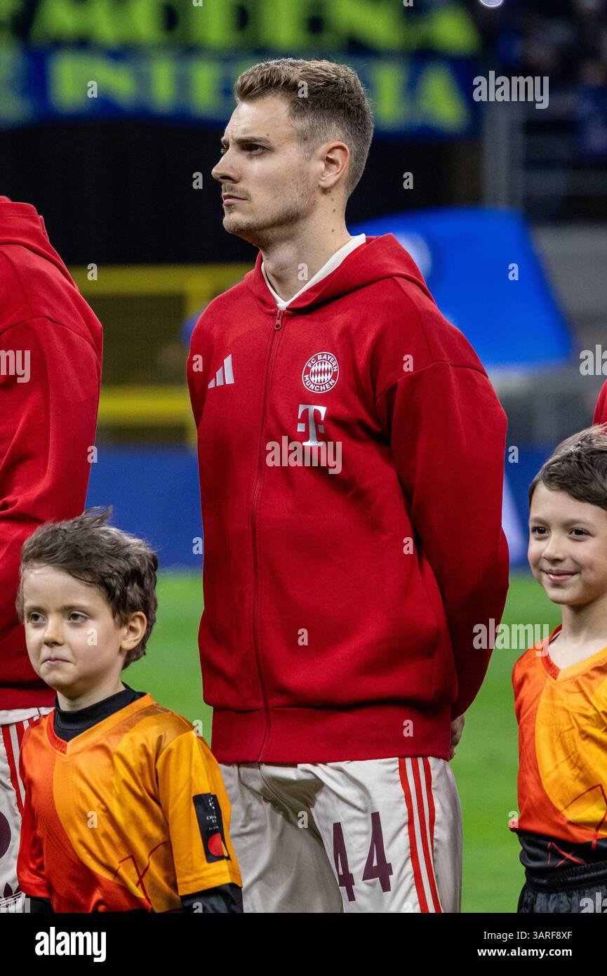 Josip Stanisic Bayern Munchen before quarter final match Fc ...