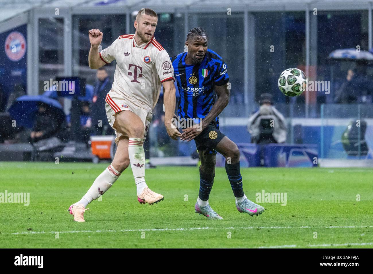 Eric Dier Bayern Munchen and Marcus Thuram FC Internazionale during ...