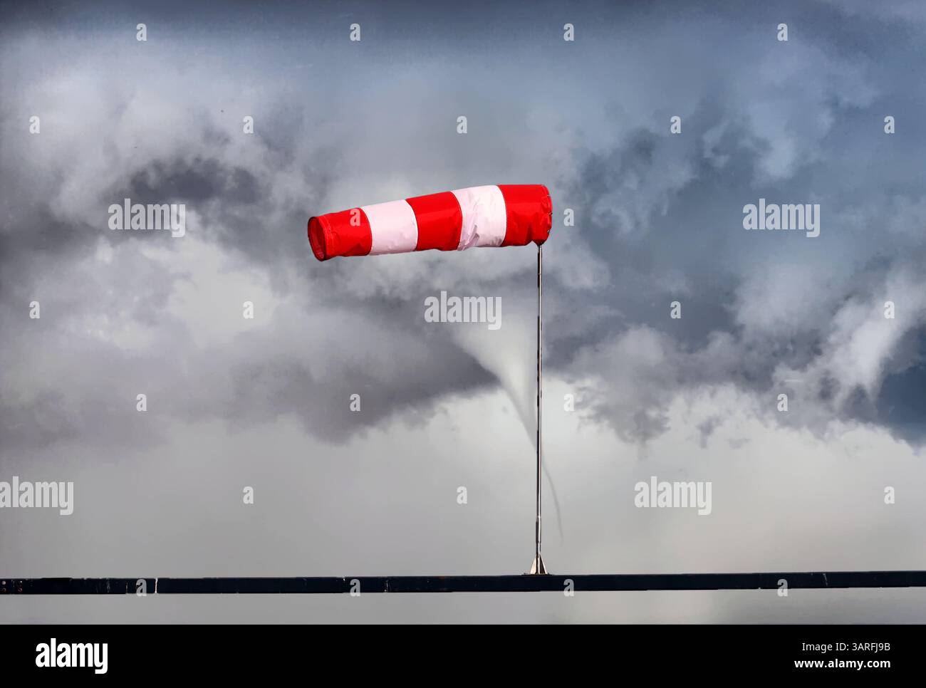 Der hintergrund wurde mit dunklen wolken ausgestattet und einem hi-res ...