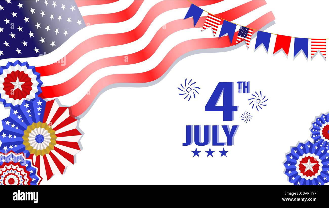 United states decorations Stock Vector Images - Alamy