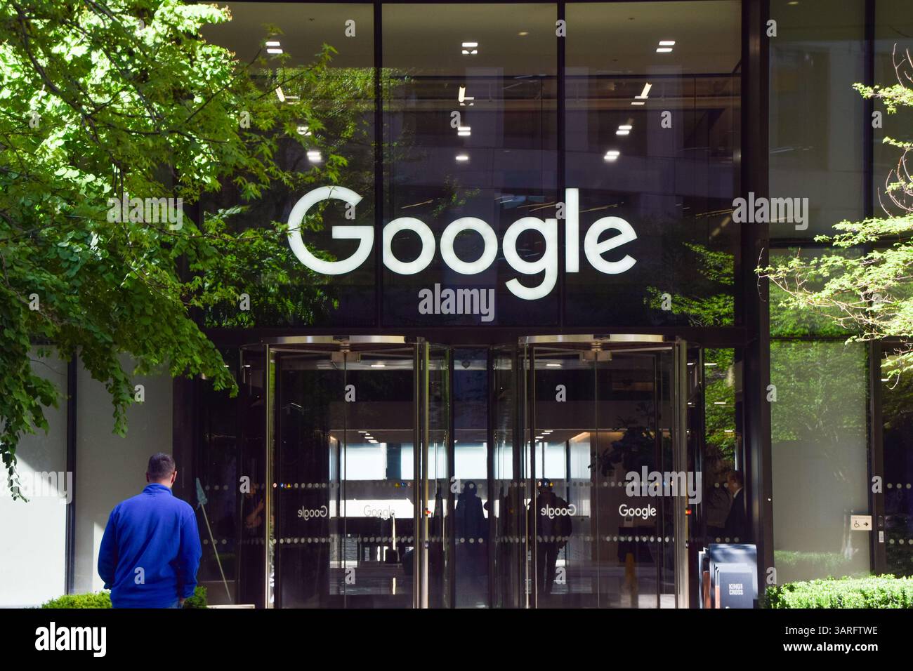 London, UK. 17th April 2025. Exterior view of the Google UK ...