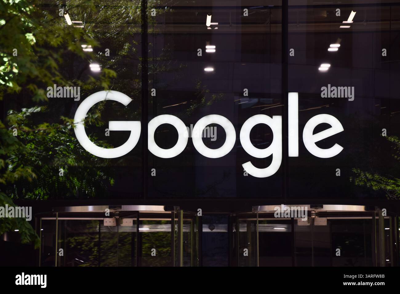 London, UK. 17th April 2025. Exterior view of the Google UK ...