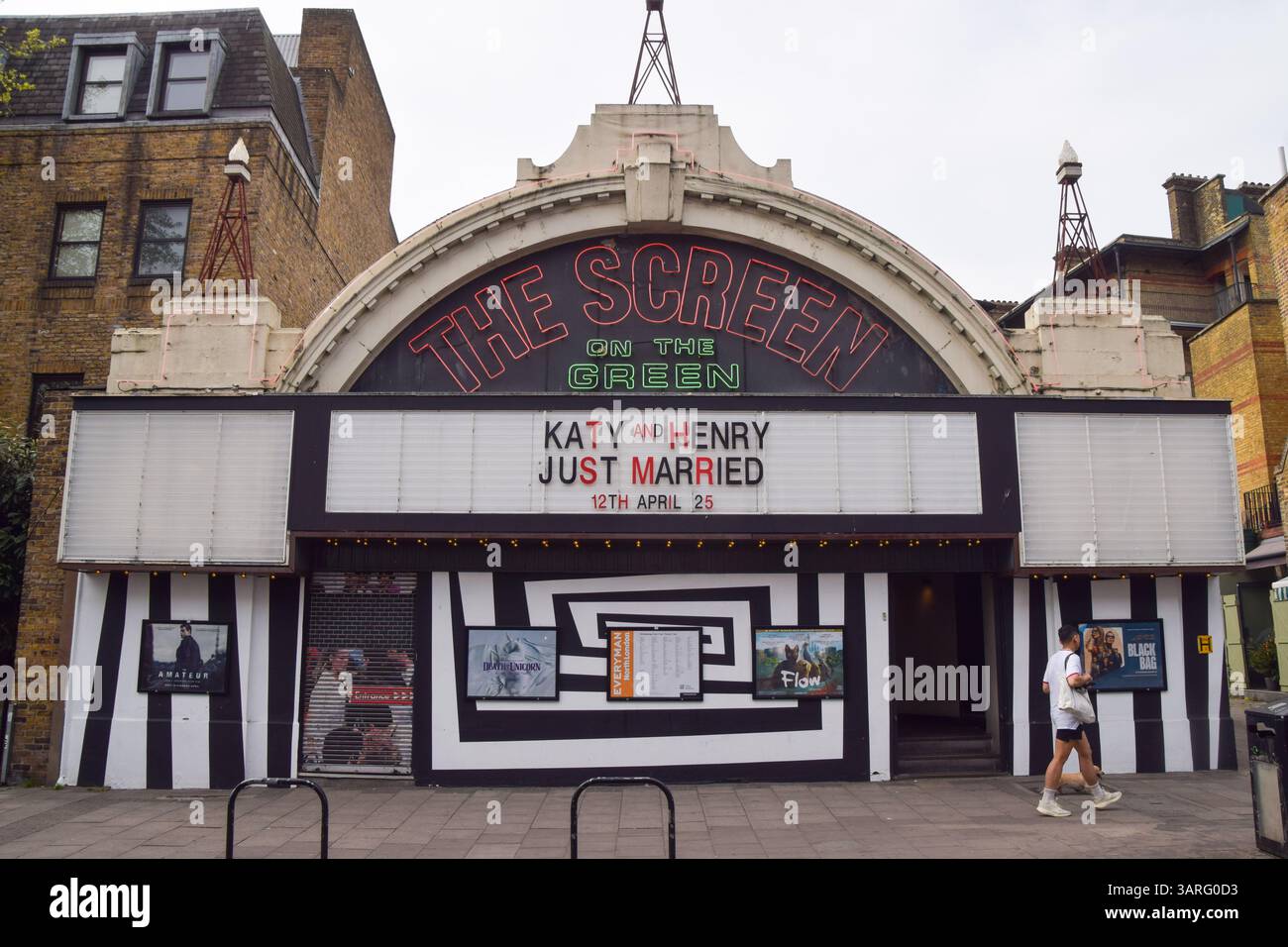 London, UK. 12th April 2025. Exterior view of The Screen on the Green ...