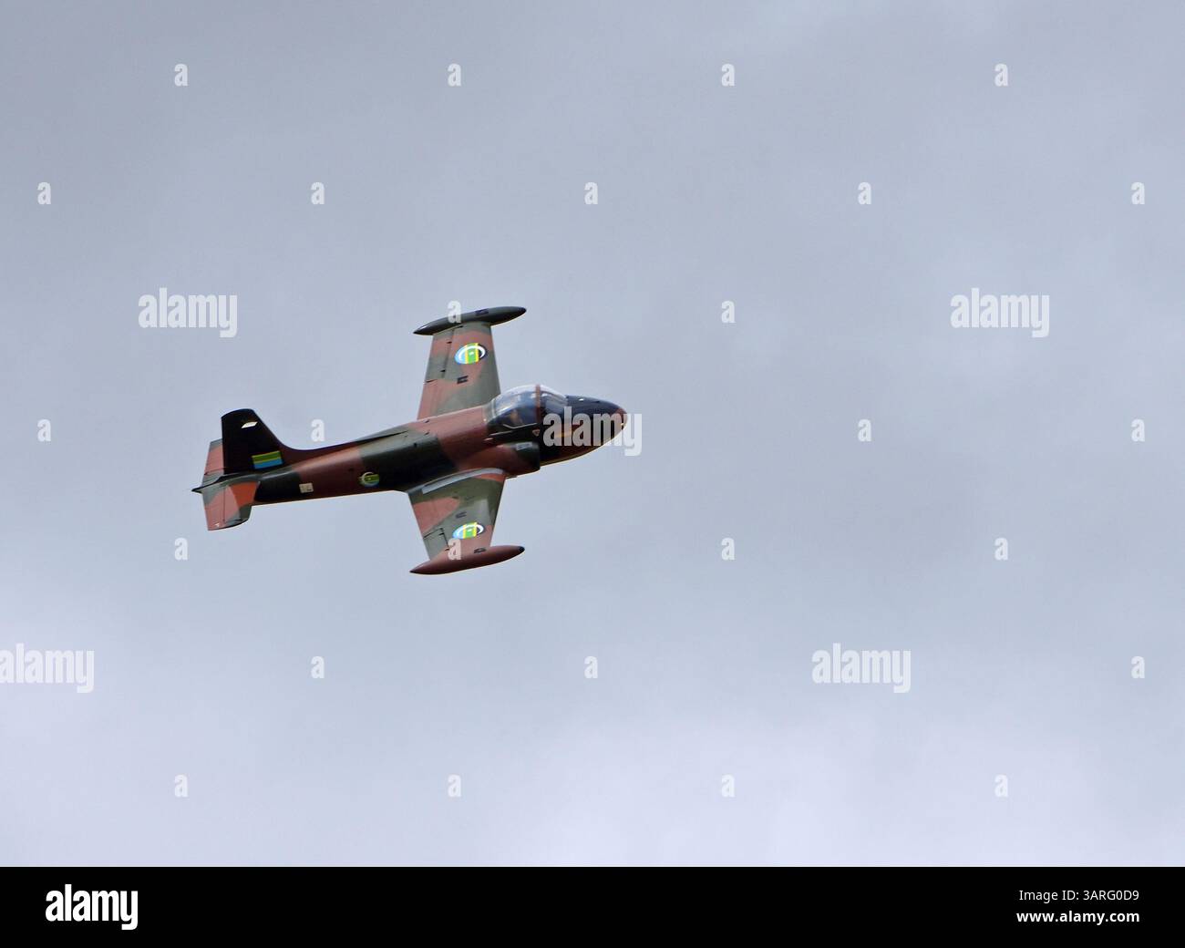 Vintage Jet Provost T52 aircraft in flight Stock Photo - Alamy