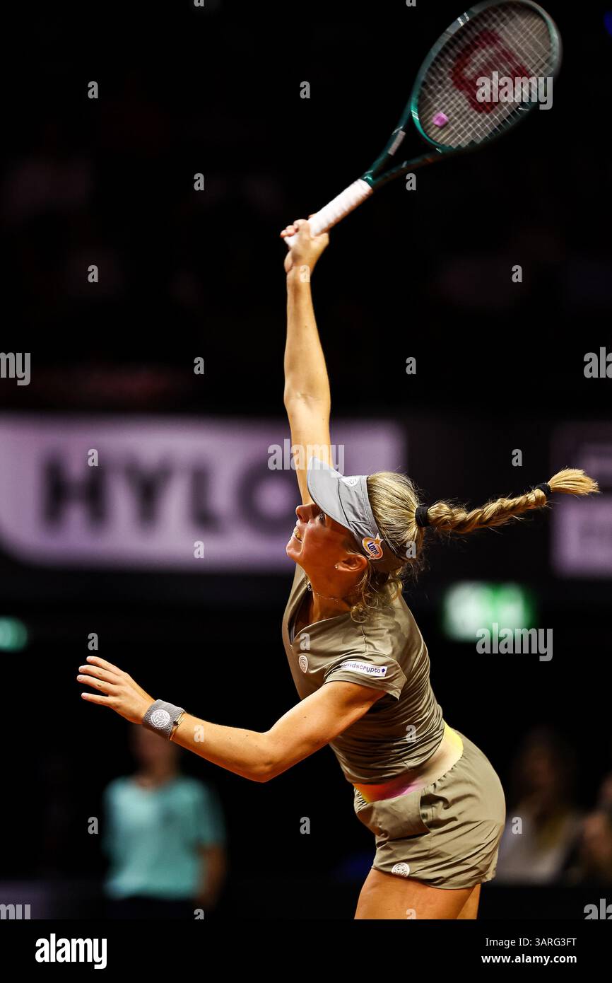 Stuttgart, Deutschland. 17th Apr, 2025. Im Bild Magdalena Frech POL ...