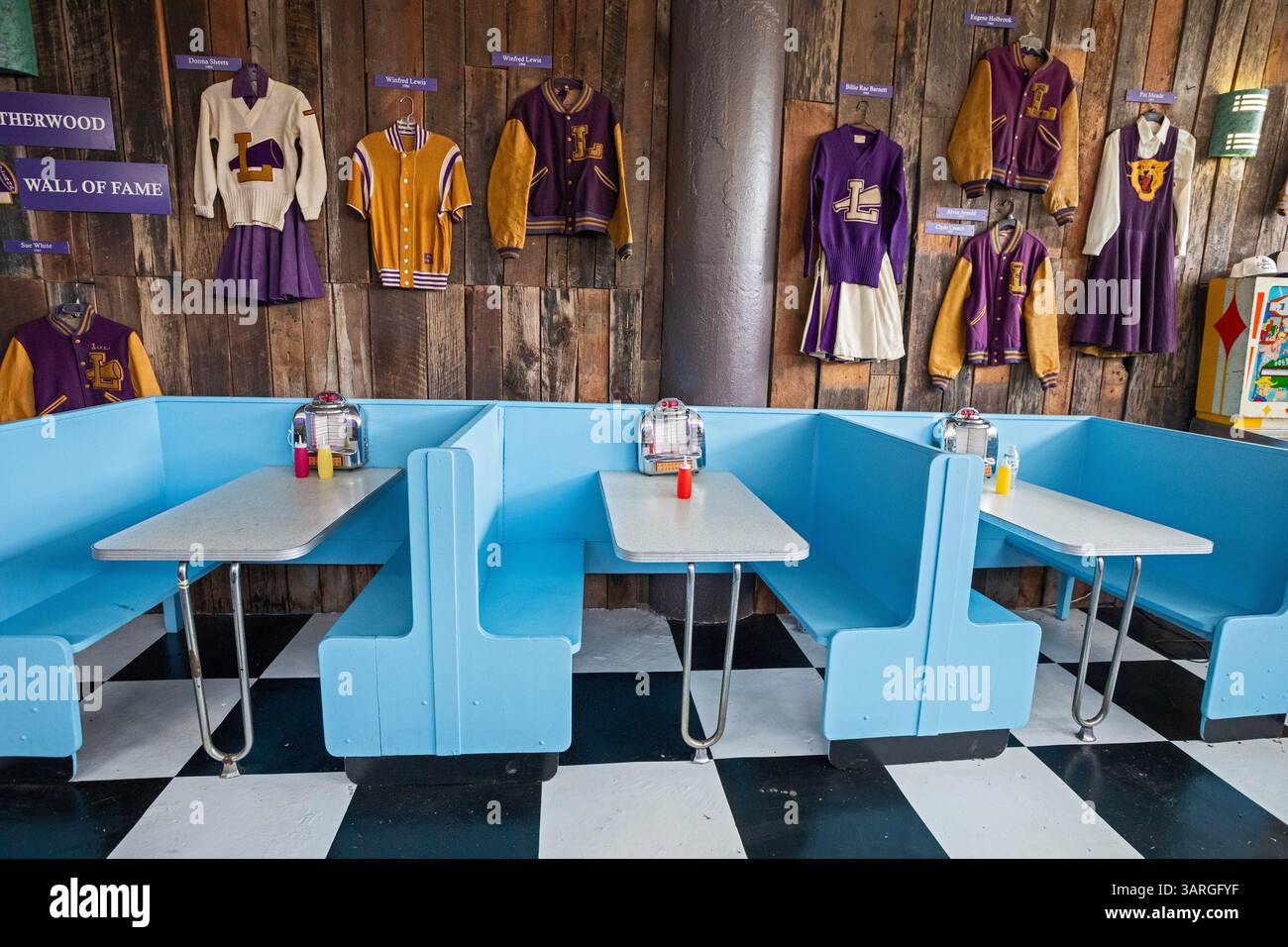 Benham, Kentucky - The Leatherwood 'Y' Diner exhibit at the Kentucky ...