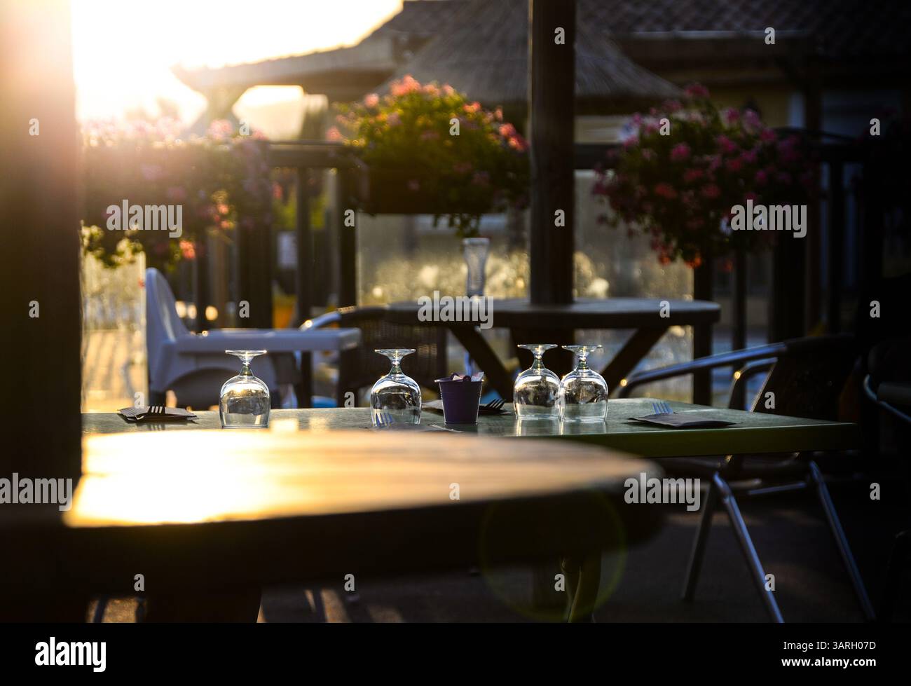 Photography of the table for eating food Stock Photo - Alamy