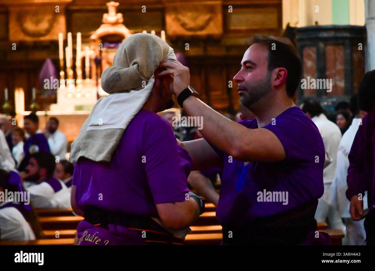 Madrid, Madrid, SPAIN. 16th Apr, 2025. Despite the procession's ...