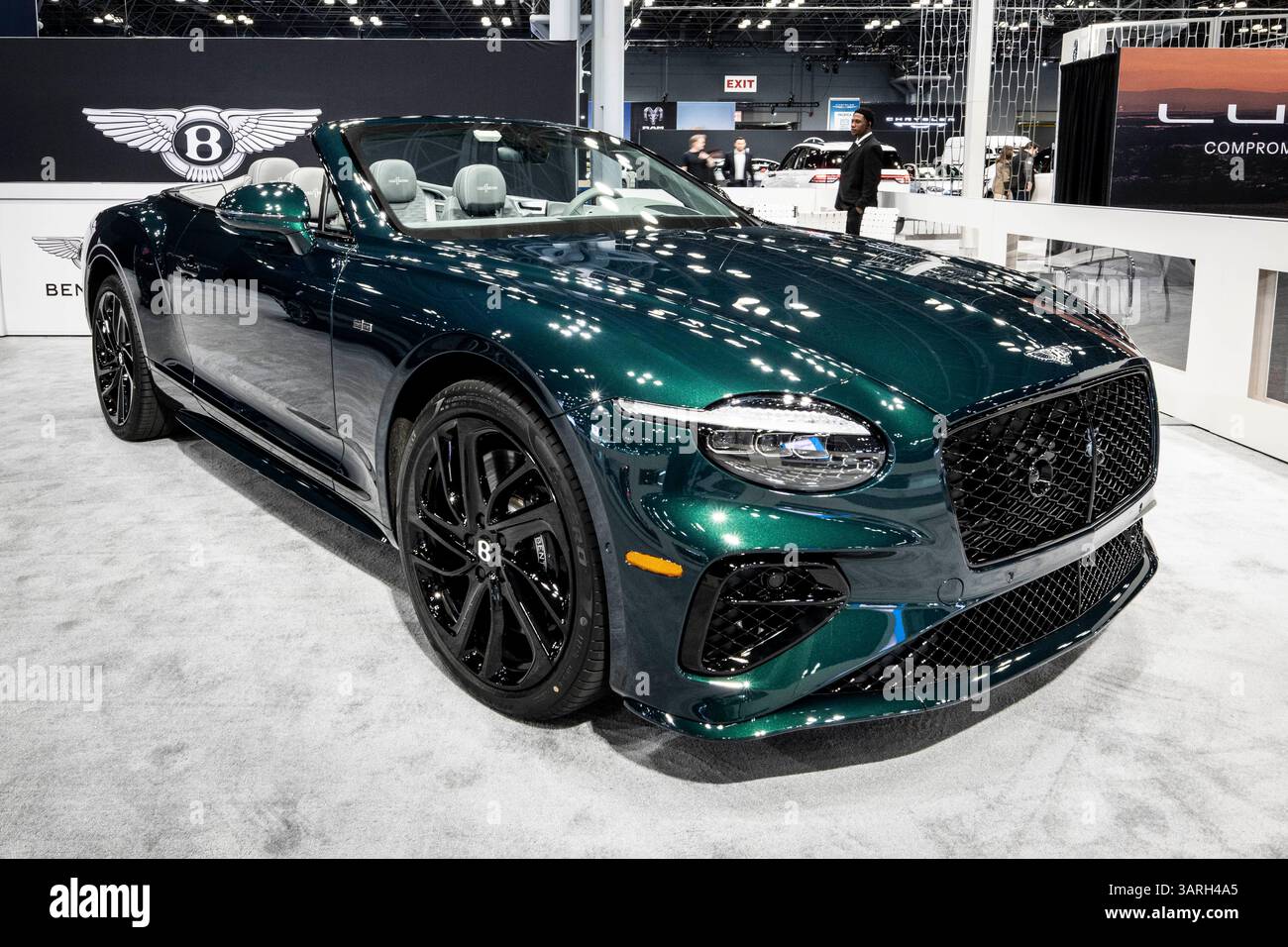 April 17, 2025, New York City, New York, USA: A Bentley Continental GTC ...