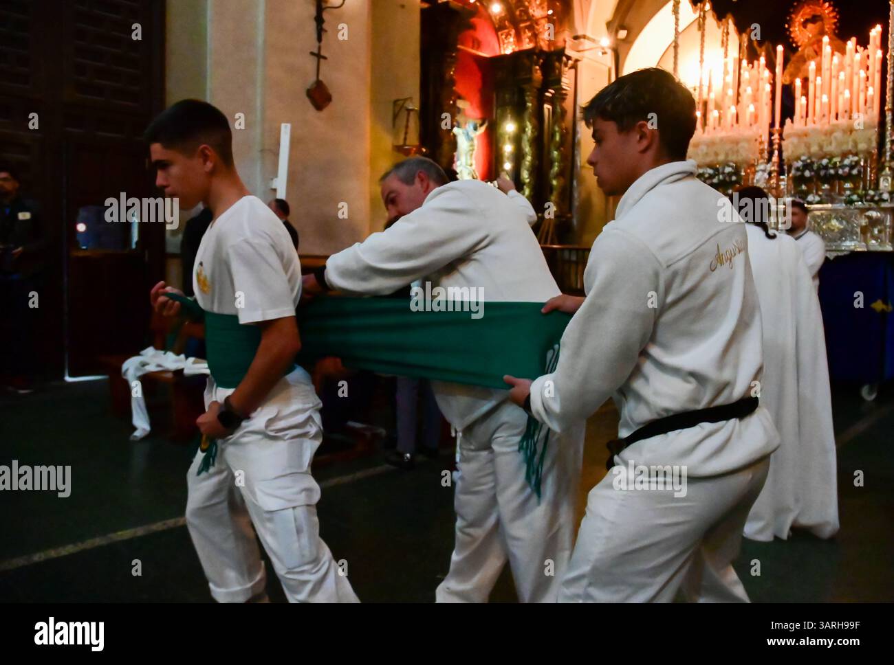 April 16, 2025, Madrid, Madrid, SPAIN: Despite the procession's ...