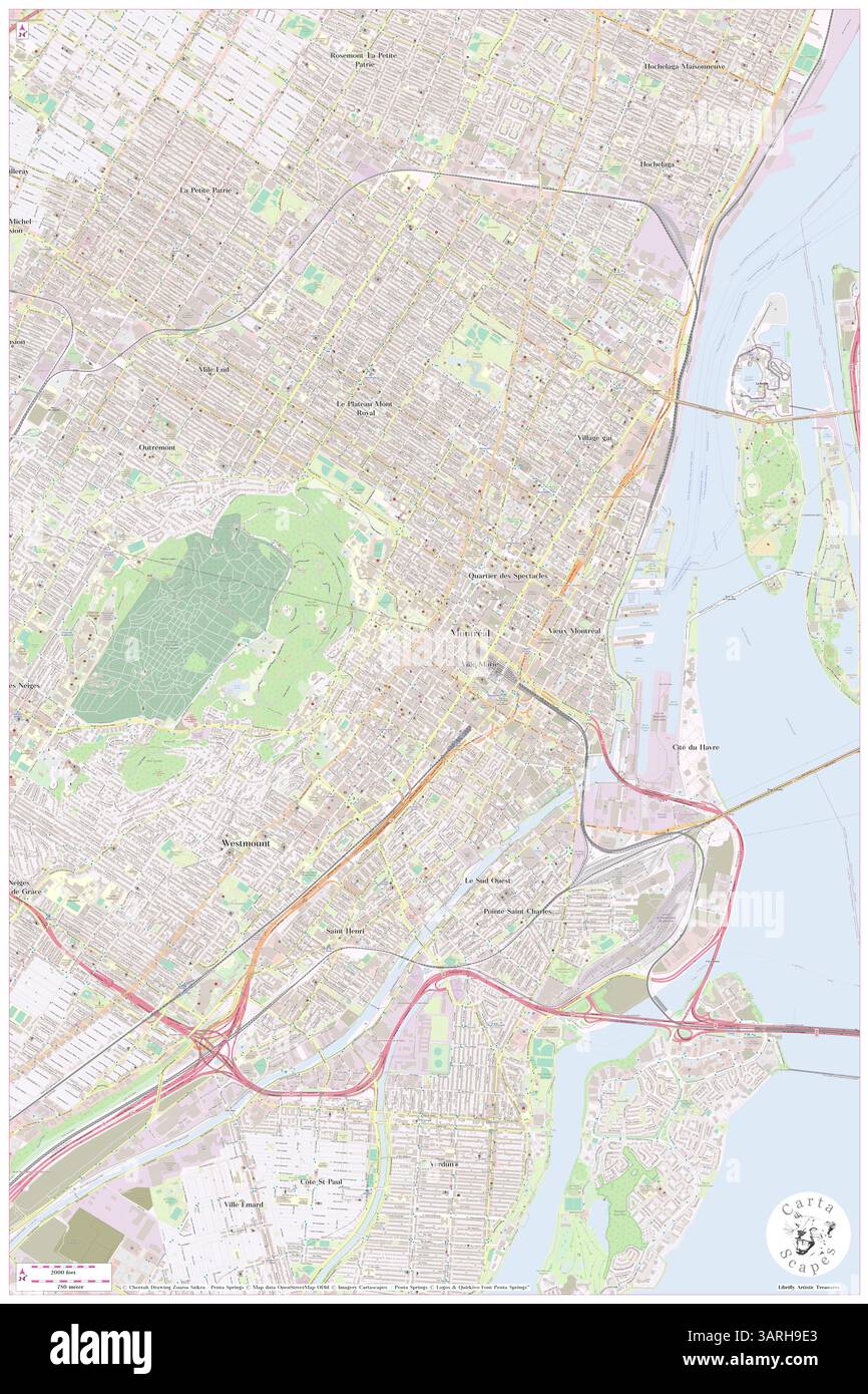 St martin quebec map hi-res stock photography and images - Alamy