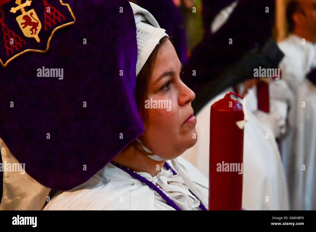 Madrid, Madrid, SPAIN. 16th Apr, 2025. Despite the procession's ...
