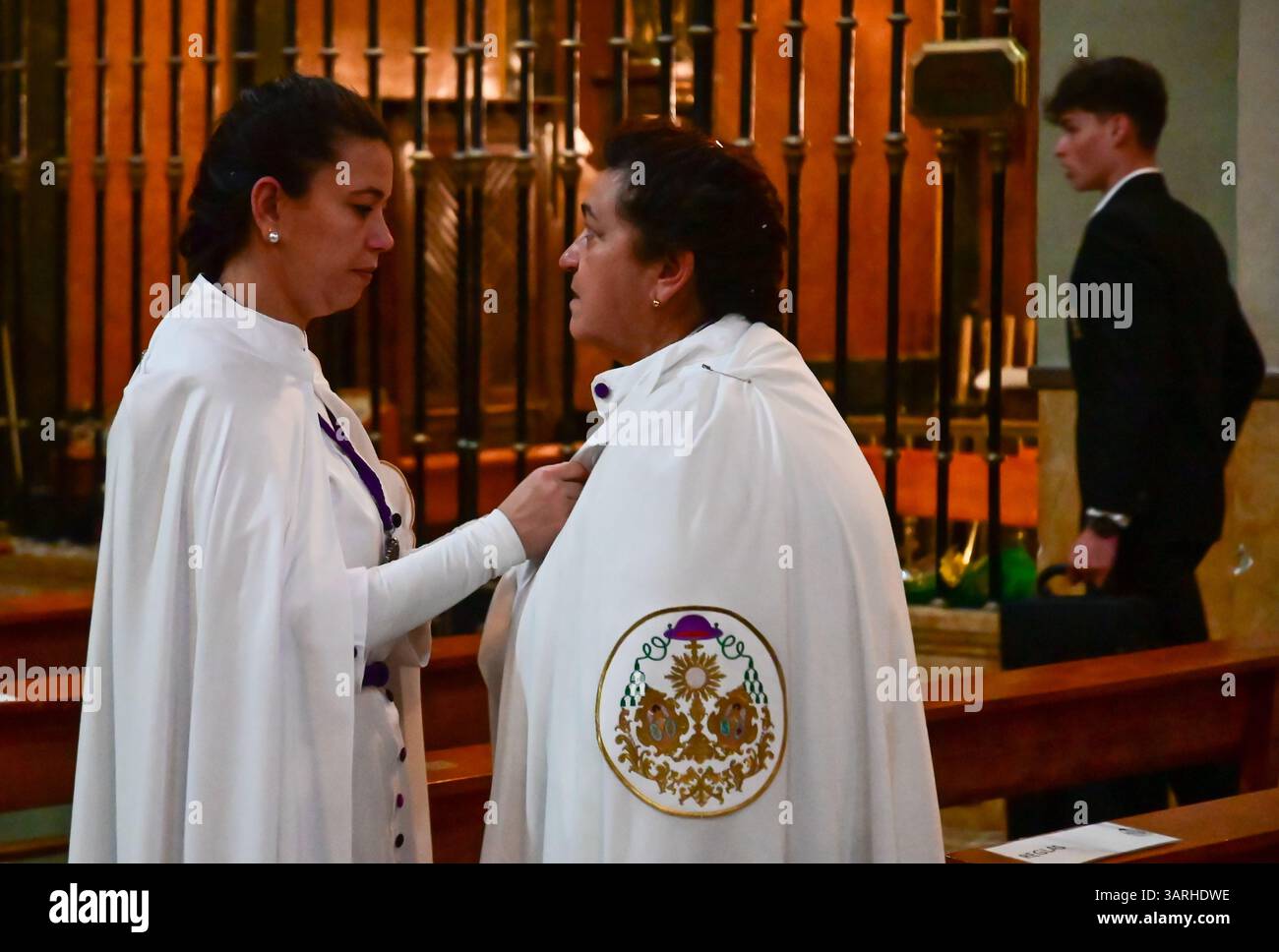 Madrid, Madrid, SPAIN. 16th Apr, 2025. Despite the procession's ...