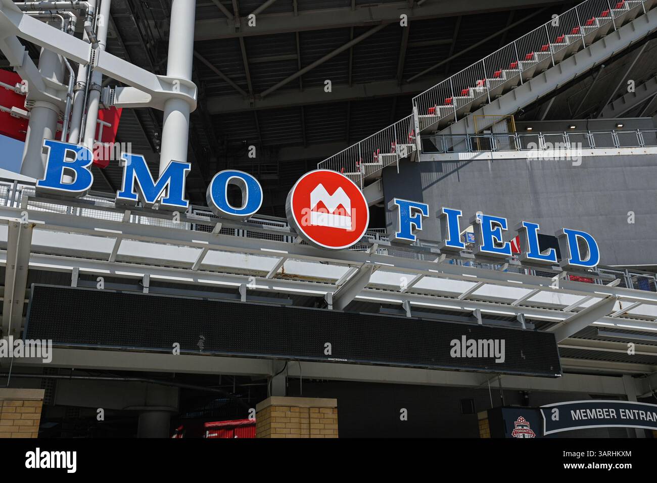 Toronto, ON, Canada – Augustl 1, 2024: The logo and brand sign of BMO ...