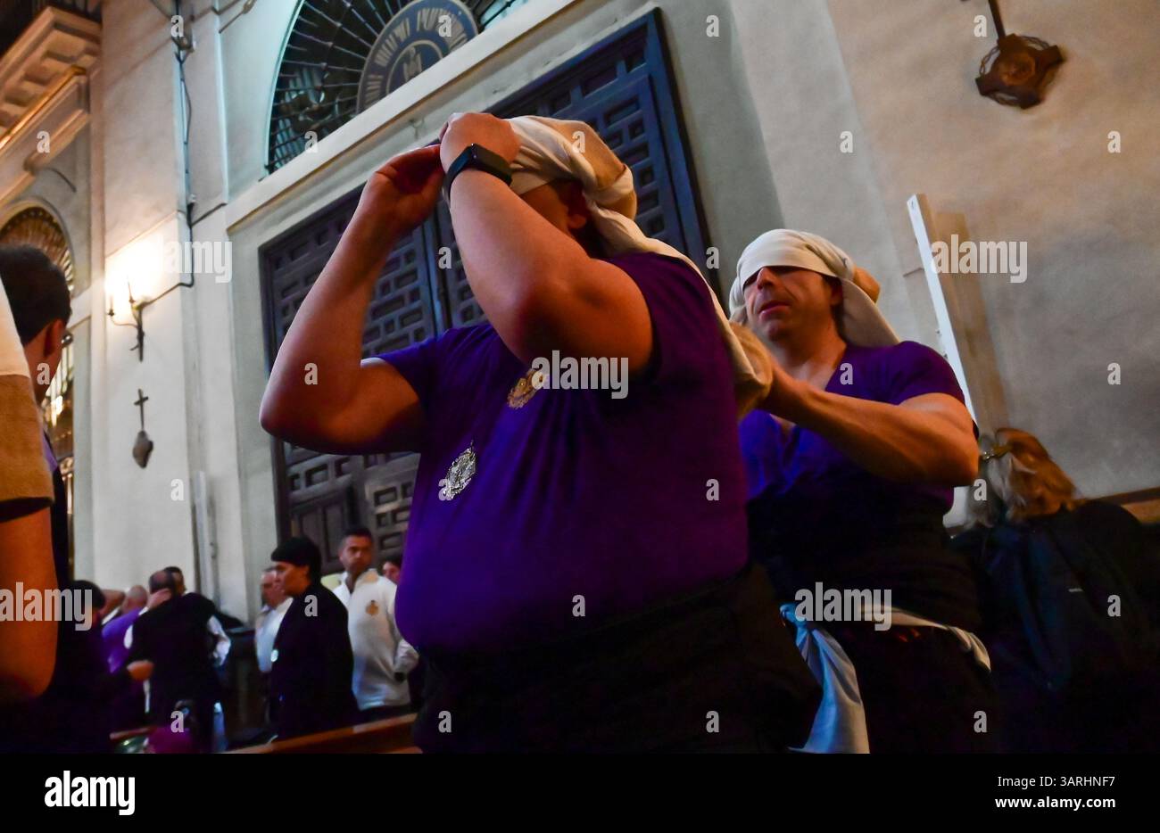Madrid, Madrid, SPAIN. 16th Apr, 2025. Despite the procession's ...