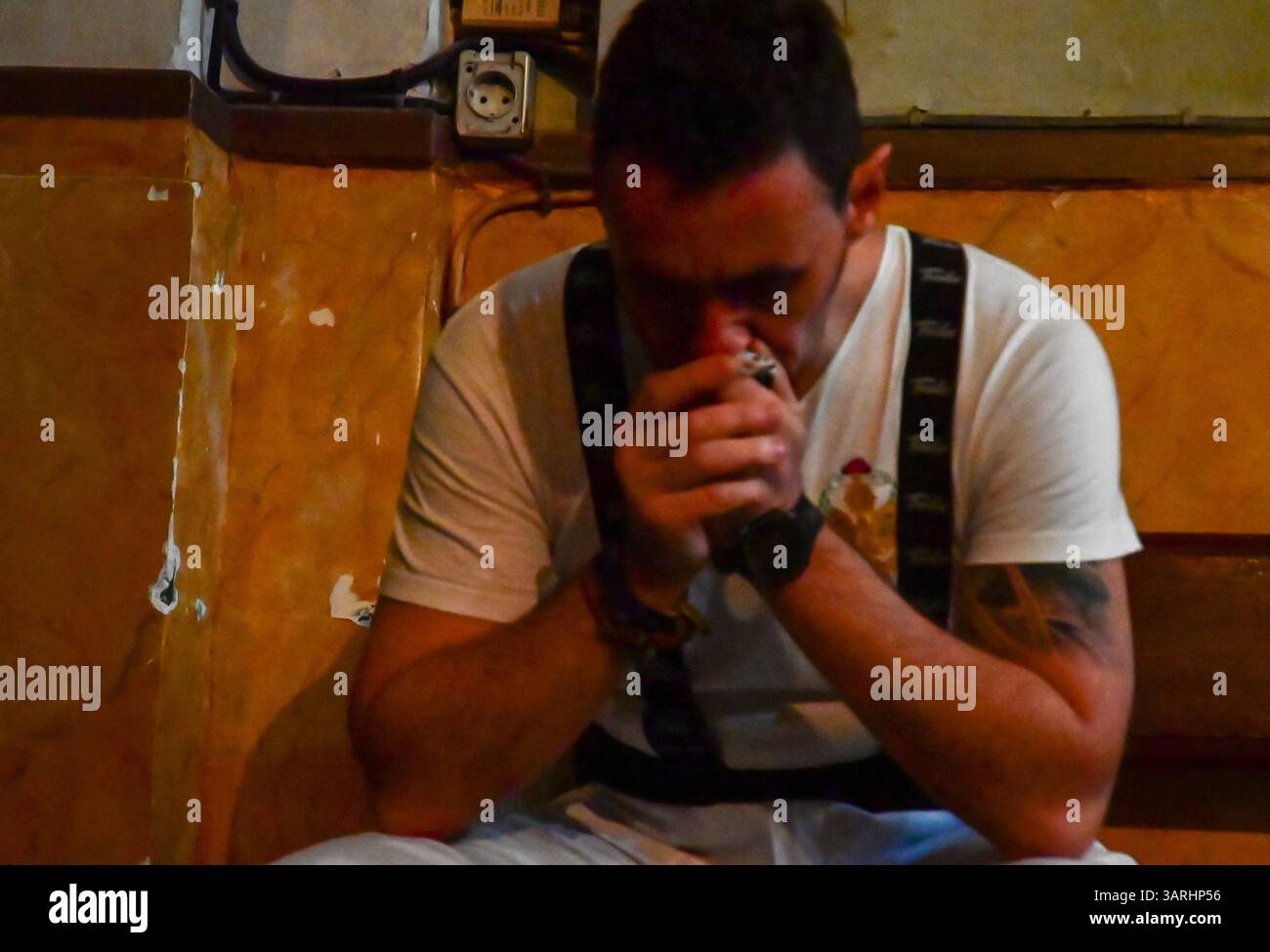 Madrid, Madrid, SPAIN. 16th Apr, 2025. Despite the procession's ...