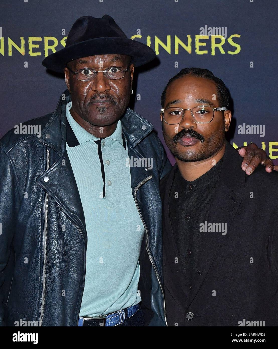 Oakland, USA. 16th Apr, 2025. Delroy Lindo and Ryan Coogler attend a ...