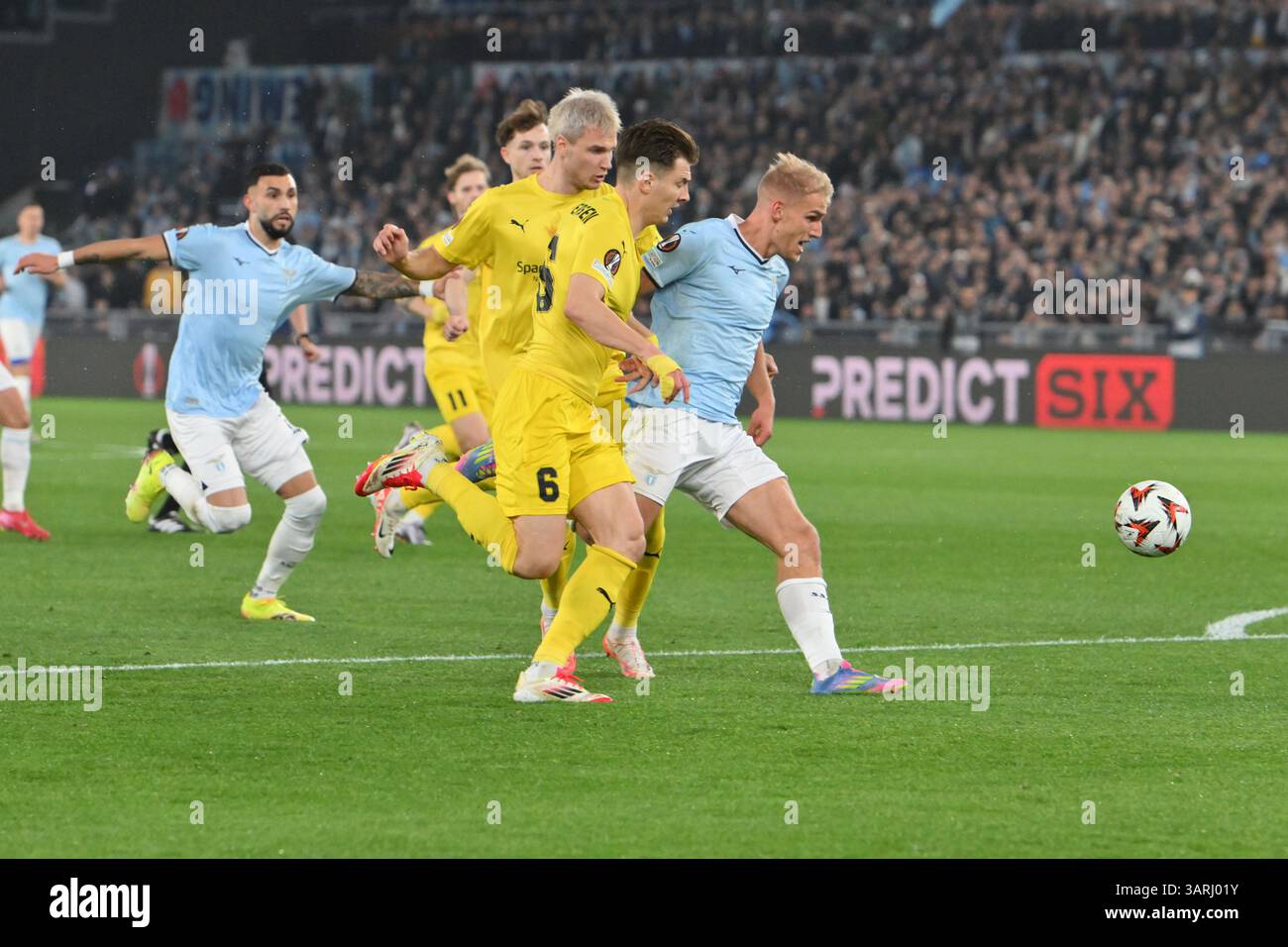 Stadio Olimpico, Rome, Italy. 17th Apr, 2025. UEFA Europa League ...