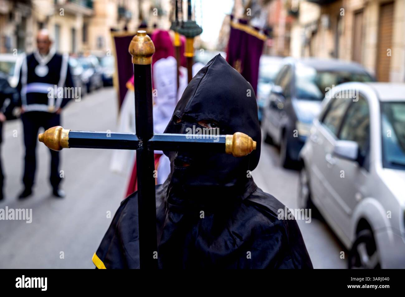 Holy Week in Palermo PALERMO, ITALY - APRIL 17: Procession of the ...