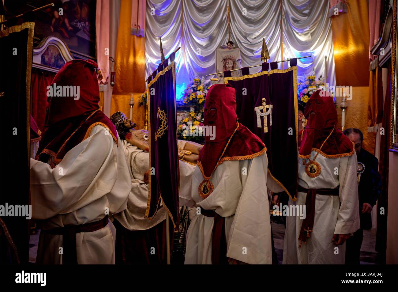 Holy Week in Palermo PALERMO, ITALY - APRIL 17: Procession of the ...