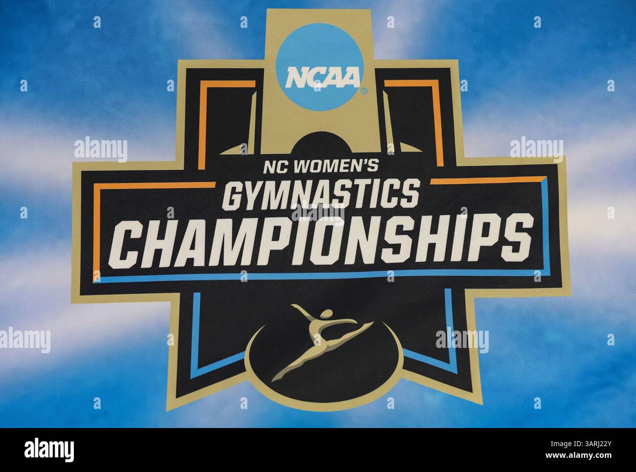 April 17, 2025: The NCAA logo prior toi Session 1 of the 2025 NCAA ...