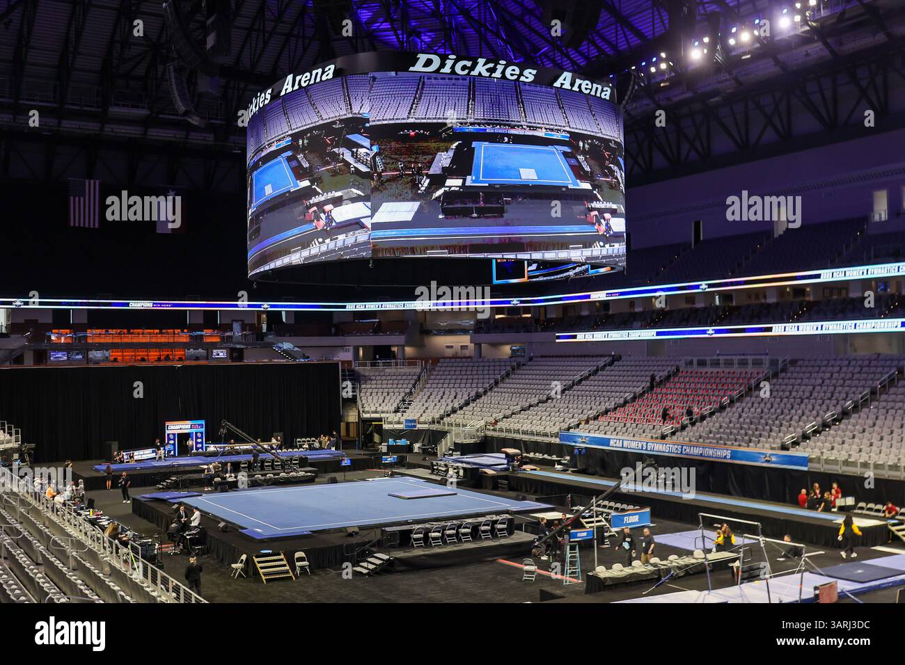 April 17, 2025: Dickies Arena prior to Session 1 of the 2025 NCAA Women ...