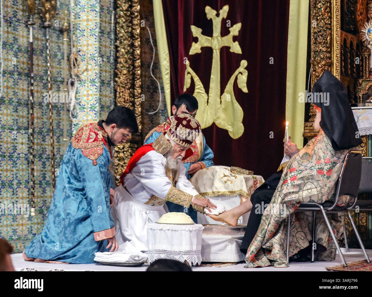 Jerusalem, Israel, 17th April, 2025 Archbishop Sevan Gharibian, Grand ...