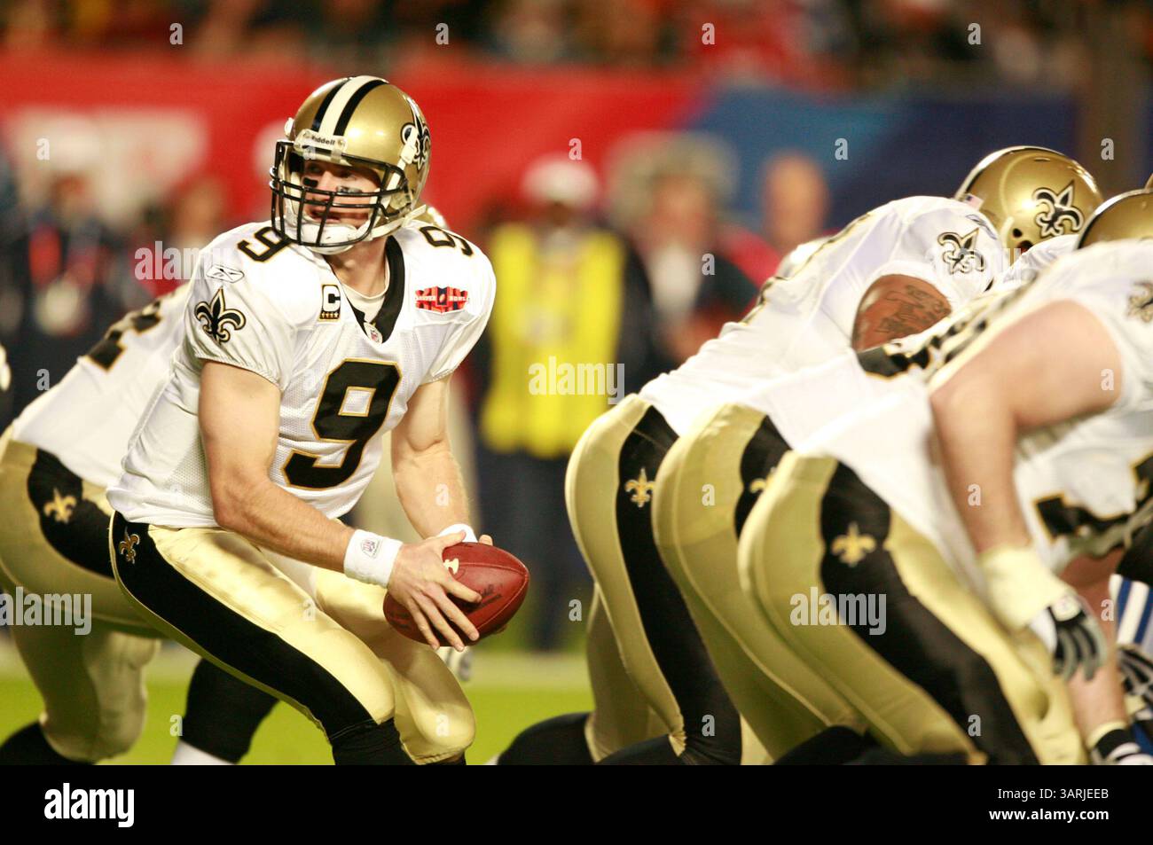 Drew brees vince lombardi trophy hi-res stock photography and images ...