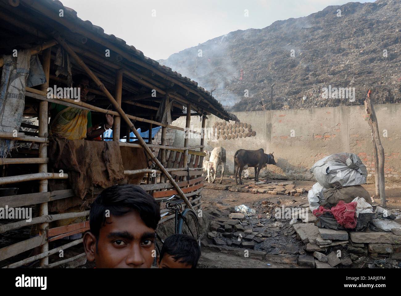 Dhapa dumping ground kolkata hi-res stock photography and images - Alamy