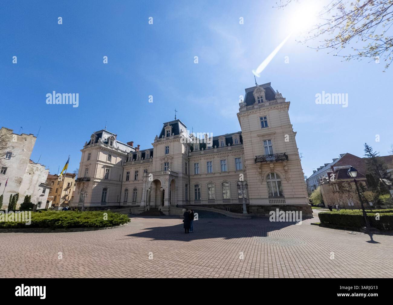 Potocki Palace in Lviv is a majestic architectural monument built in ...