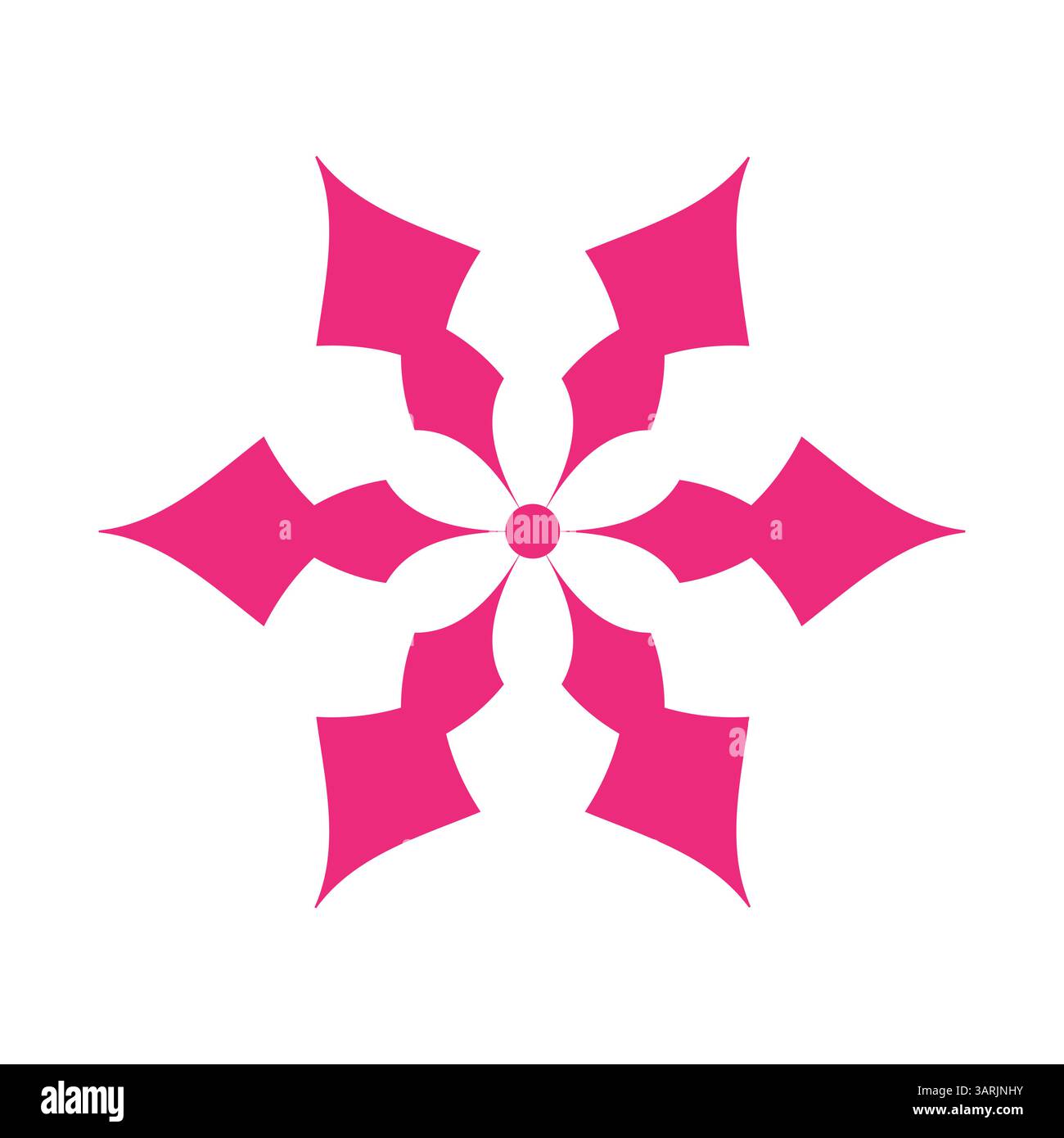 Flower design pattern on a white background Stock Vector Image & Art ...