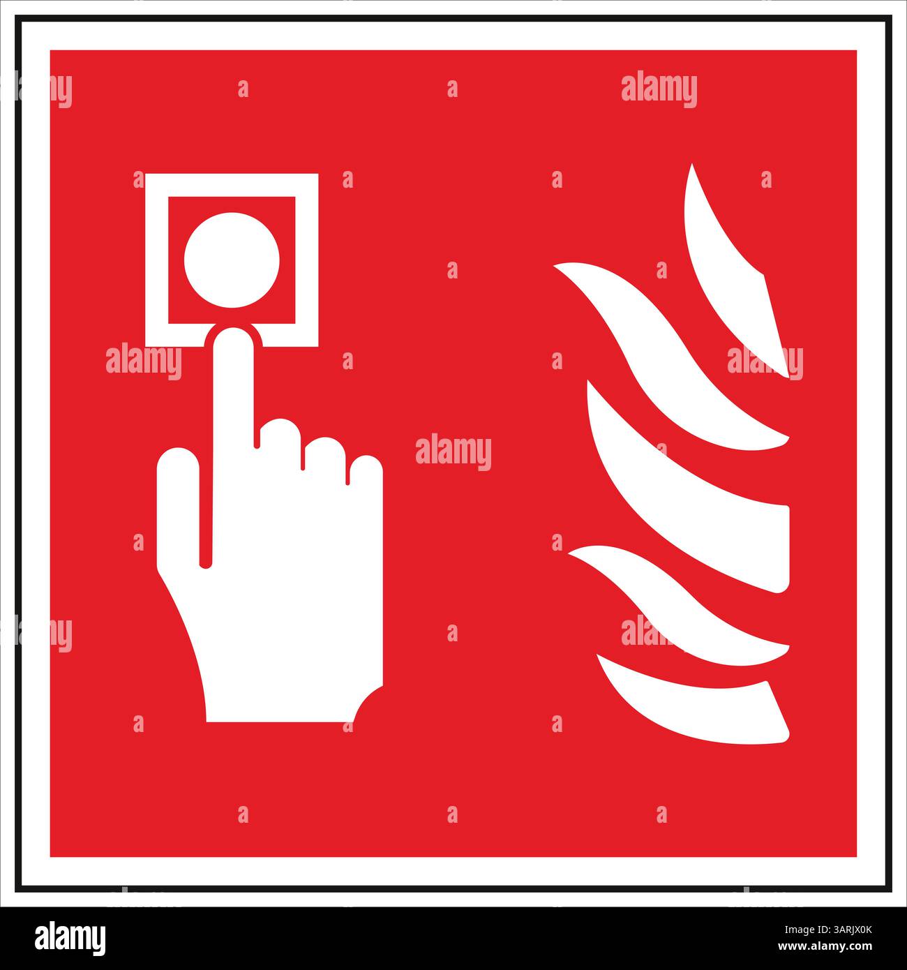Red heat alert Stock Vector Images - Alamy