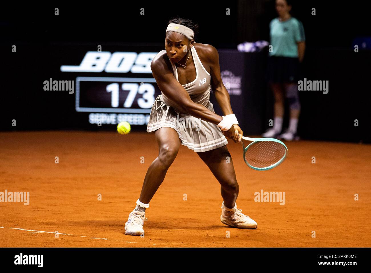 im Bild Coco Gauff USA Coco Gauff USA vs Ella Seidel GER GER, Porsche Tennis Grand Prix GP ...