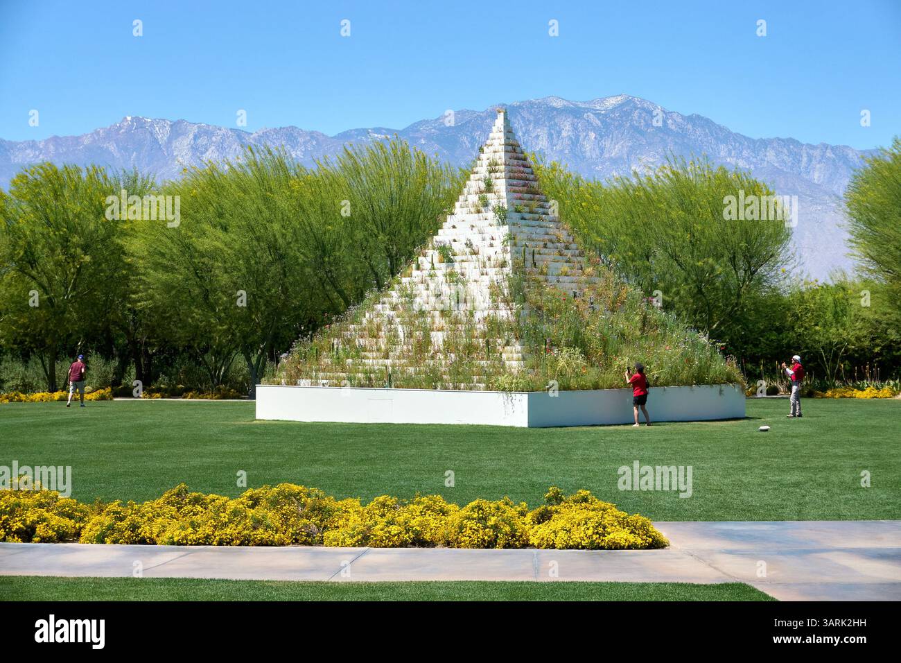 April 9, 2025, Rancho Mirage, California, USA: ''The Living Pyramid ...
