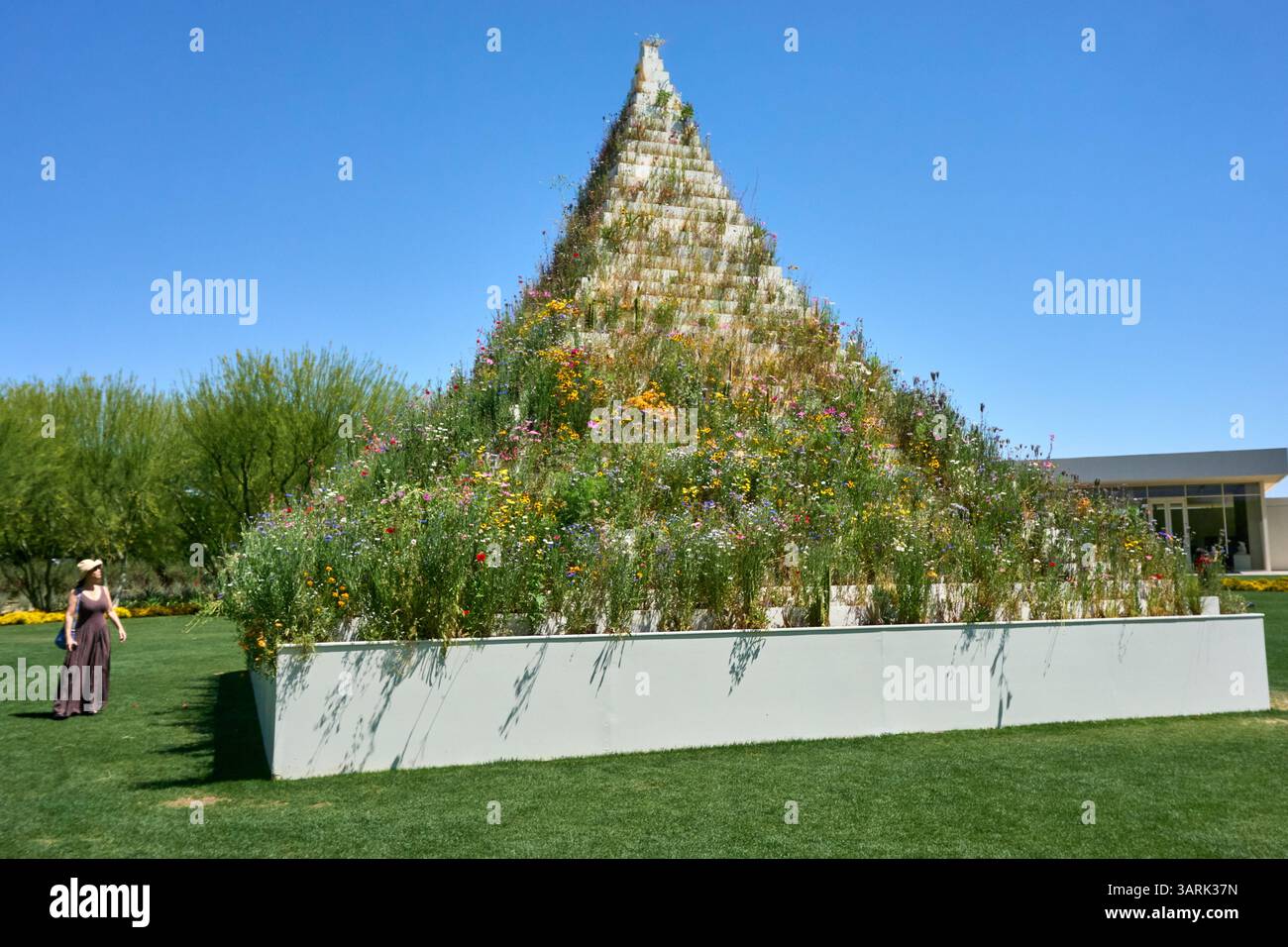 April 9, 2025, Rancho Mirage, California, USA: ''The Living Pyramid ...