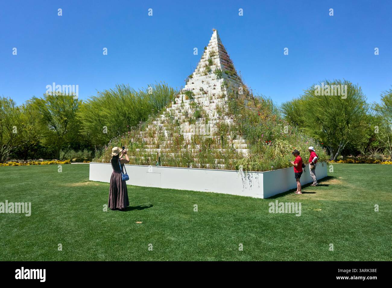 April 9, 2025, Rancho Mirage, California, USA: ''The Living Pyramid ...